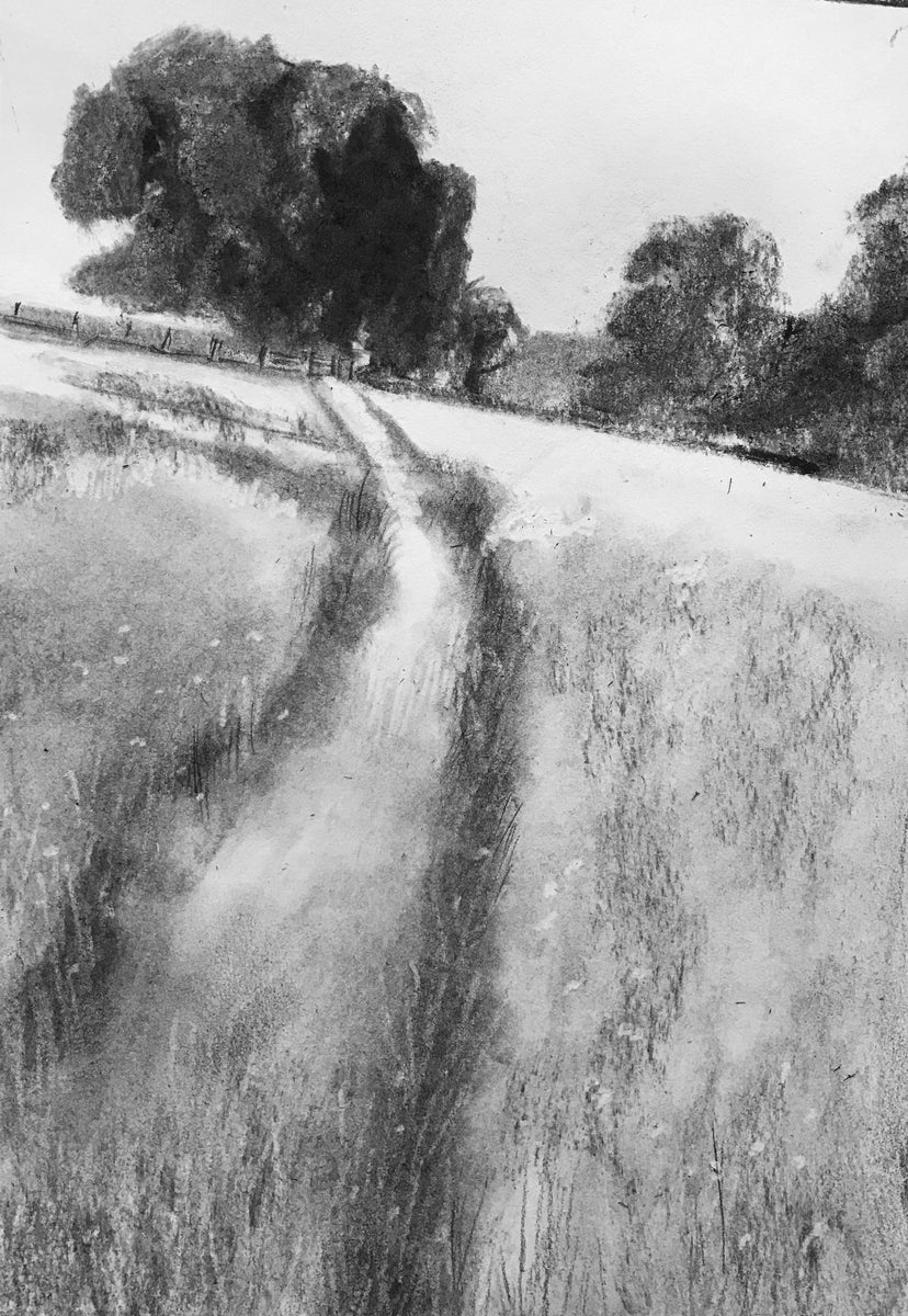 Meadow tracks - South Wales – Kevin Williams Art